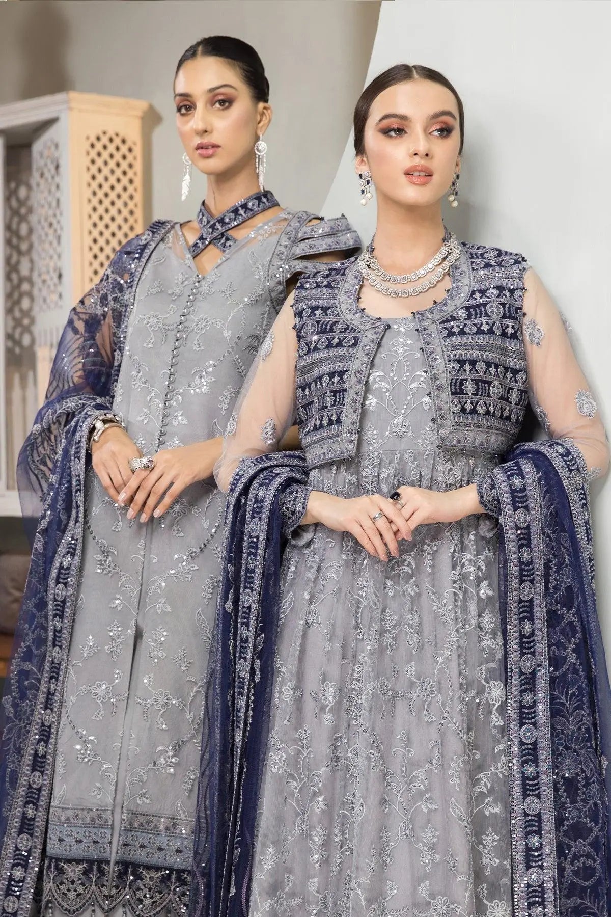 Buy Pakistani Embroidered Long Shirts & Maxi For Women Online | Alizeh