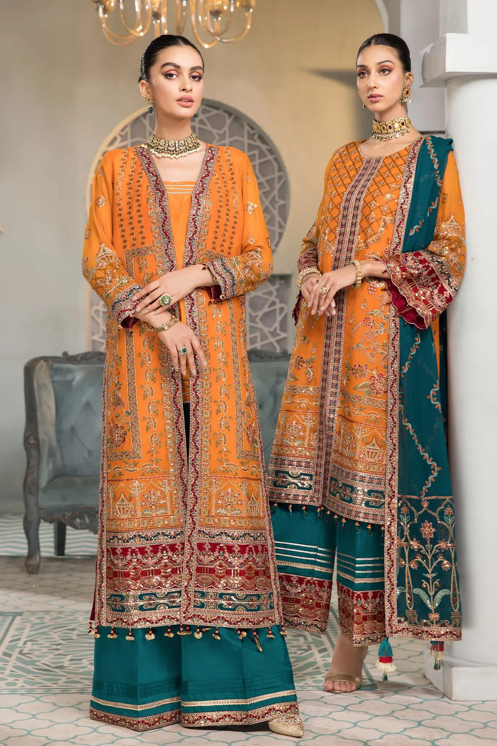 Buy Pakistani Embroidered Long Shirts & Maxi For Women Online | Alizeh